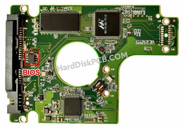 Reemplazar el chip del BIOS en 2060-771692-001 placa lógica disco duro ...